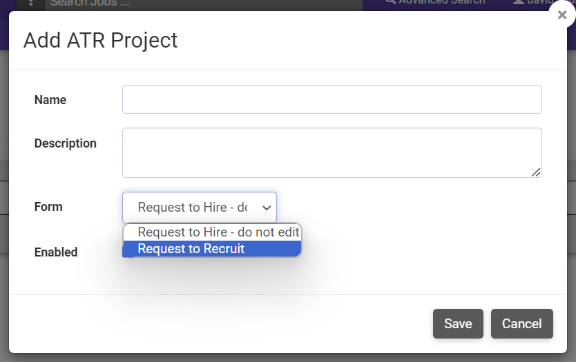 Creating an ATR Project