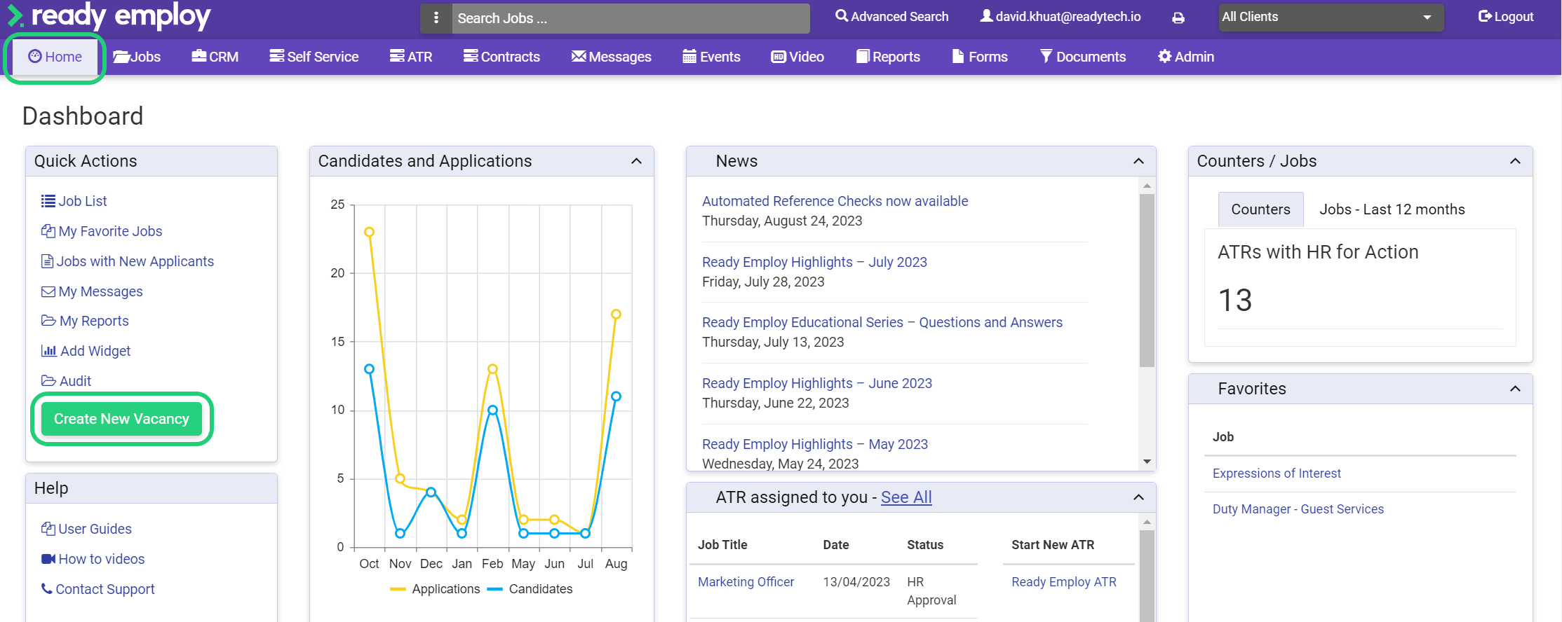 Creating and Posting a Job